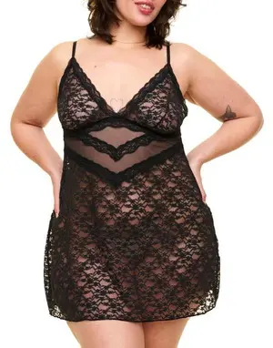 ADORE ME Mary Slip Lingerie - Black