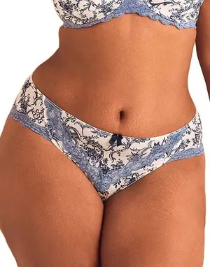 ADORE ME Alexis Hipster Panties - Blooming Scroll Print