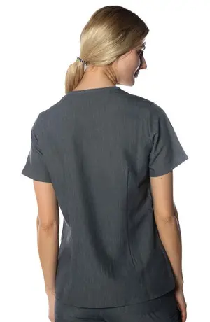 MEMBERS ONLY Cordoba 5-pocket Scrub Top - Graphite