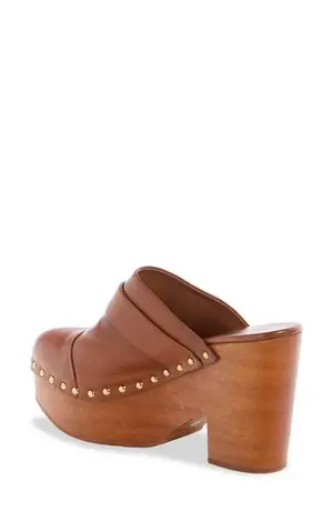 Chloé Jeanette Platform Clog - 27t Ginger Brown