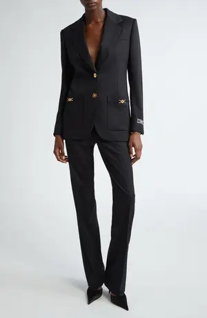 Versace Stretch Wool Blazer