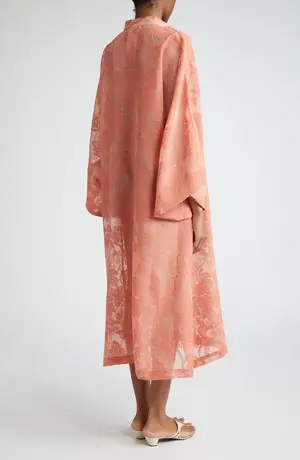 La Vie Style House Damask Cover-up Caftan