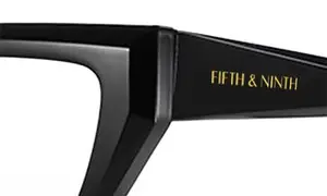 FIFTH & NINTH Maya Geometric Eyeglasses - Black