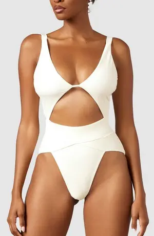 MBM SWIM Aspire One-piece Swimsuit - Cream