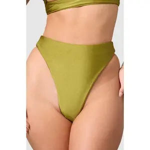 MBM SWIM Wish Thong Bikini Bottom - Olive