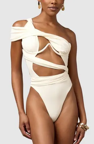 MBM SWIM Bella One-piece Swimsuit - Cream