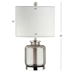 JONATHAN Y Marsh Glass Led Table Lamp