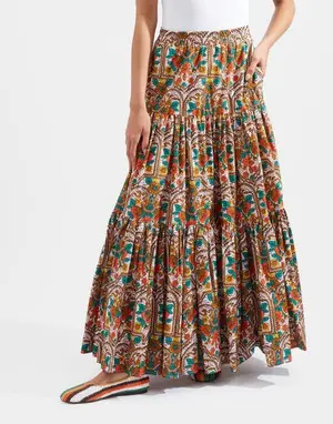 La DoubleJ La DoubleJ Big Skirt Corte White Rust