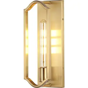 JONATHAN Y Chloe 1-light Modern Bohemian Iron Led Sconce - Brass Gold