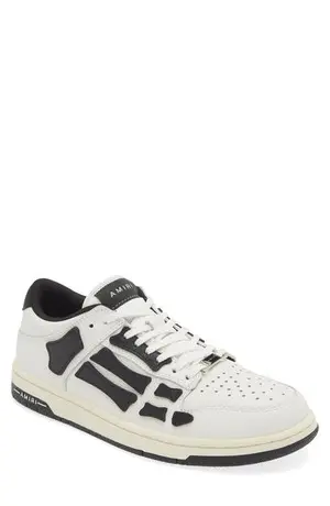 Amiri Skel Low Top Sneakers - White/black