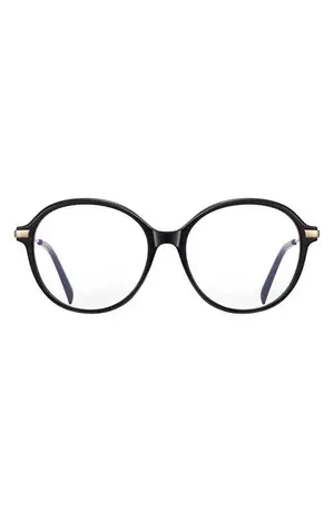 FIFTH & NINTH Elsie Round Blue Light Blocking Glasses - Black