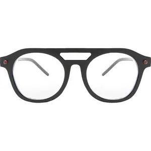 FIFTH & NINTH 50mm Blue Light Blocking Glasses - Black/white