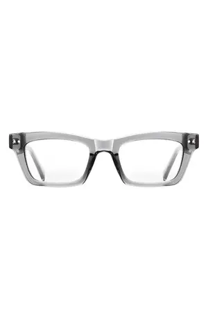 FIFTH & NINTH Cove Rectangular Blue Light Blocking Glasses - Transparent Gray