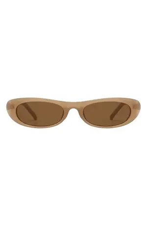 FIFTH & NINTH Oversized Oval Sunglasses - Transparent Tan