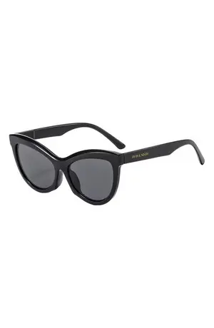 FIFTH & NINTH Pippa Oversized Cat Eye Sunglasses - Black
