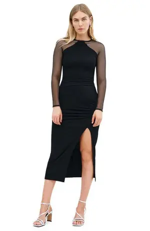 MARCELLA Skylar Illusion Sleeve Top