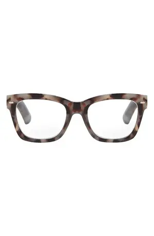 FIFTH & NINTH Shiloh Square Blue Light Blocking Glasses - White Torte