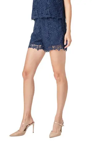 Endless Rose Deco Lace High-waist Shorts