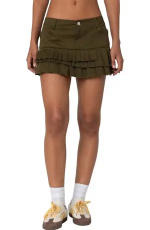 EDIKTED Pleated Mini Skirt