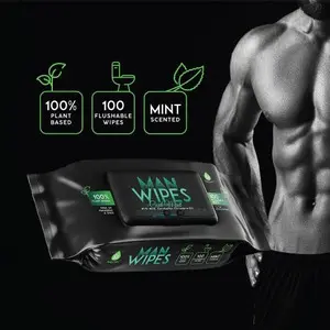 PURSONIC 12 Pack Of Flushable Wipes