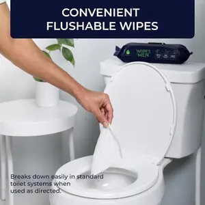 PURSONIC 12 Pack Of Flushable Wipes