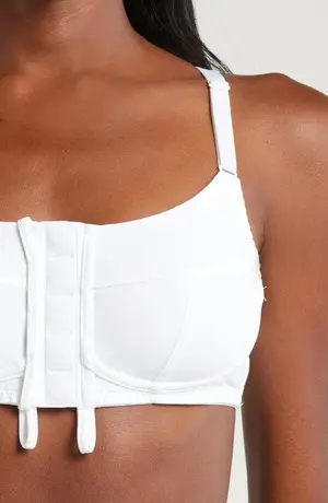 LIBERARE Everyday Easy-on Wireless Front Close Adaptive Bra - White