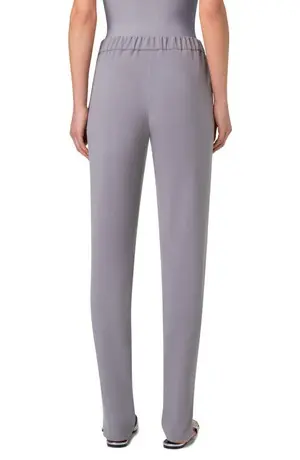 Akris Mike Split Hem Crepe Pants
