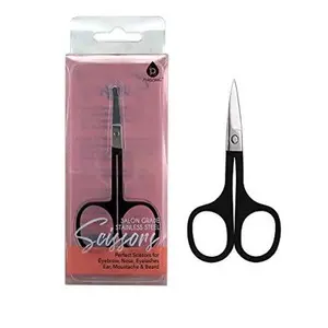 PURSONIC Salon Grade Stainless Steel Scissors - Black