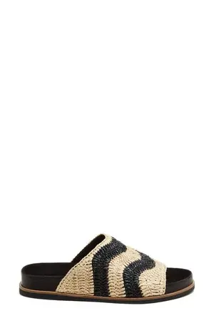 KELSI DAGGER BROOKLYN Squish Raffia Slides