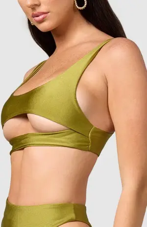 MBM SWIM Lucky Bikini Top - Olive