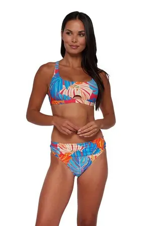 SUNSETS Sunsets Brandi Bralette Bikini Top Zesty Tropicana