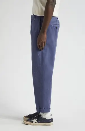 GOLDEN GOOSE Journey Splatter Cotton Chinos