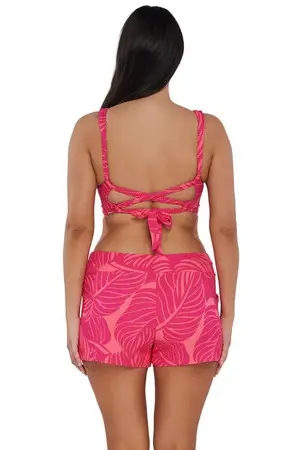 SUNSETS Sunsets Laguna Swim Short Bottom Blushing Palms Sandbar Rib