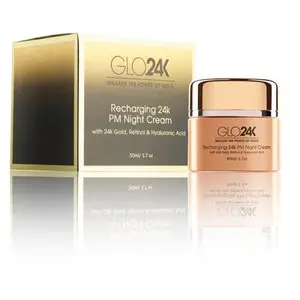 GLO24K Recharging 24k Pm Night Cream - Na