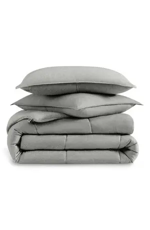 UGG Devon Comforter & Sham Set - Seal Gray Heather