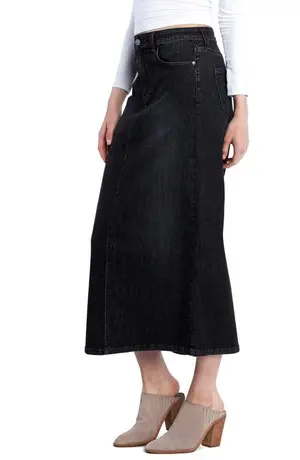WASH LAB DENIM Pencil Skirt - Perfect Grey