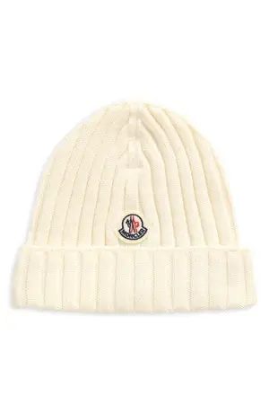 Moncler Ribbed Wool Beanie
