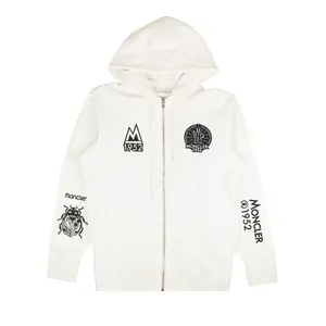 Moncler 1952 Logo Zip-up Hoodie