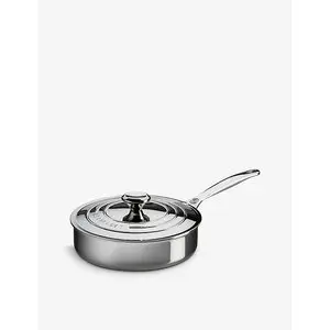 LE CREUSET Signature 3-ply Stainless-steel Sauté Pan With Lid 24cm - One-color