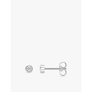 THOMAS SABO Round Zirconia Stud Earring - 925 Silver & Cz