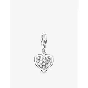 THOMAS SABO Charm Club Heart Charm - 925 Silver & Cz