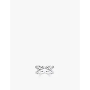 THOMAS SABO Crossover Dots Ring - 925 Silver & Cz
