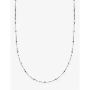 Astley Clarke Aurora Station Beaded Chain Necklace - Sterling Silver