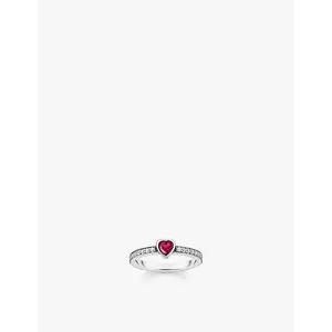 THOMAS SABO Heart 925 Sterling Silver And Zirconia Ring - 925 Silver & Cz