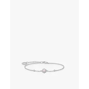 THOMAS SABO Sterling Silver And Zirconia Chain Bracelet - 925 Silver & Cz