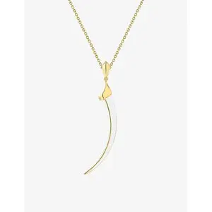 SHAUN LEANE Sabre Solis Pendant Necklace - Yellow Gold Vermeil