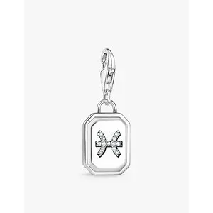 THOMAS SABO Pisces Pendant Charm - 925 Silver & Cz