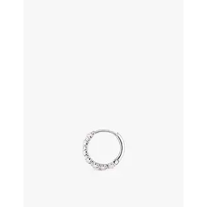 THOMAS SABO Filigree Single Hoop Earring - 925 Silver & Cz