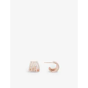 APM MONACO Five-hoop Earrings - Rose Gold