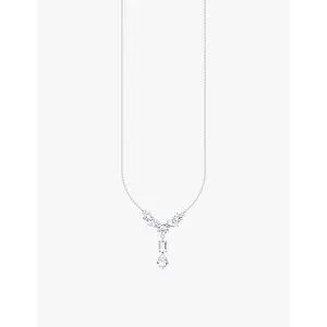 THOMAS SABO Sterling Silver Zirconia Pendant Necklace - 925 Silver & Cz
